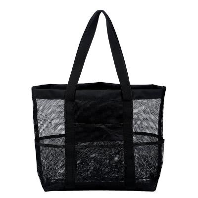 China Customizable Nylon Mesh Cosmetic Bag for Multifunctional Makeup Storage and Travel for sale