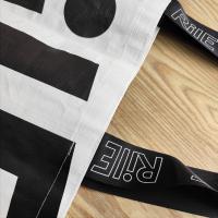 China Customized Logo Print PP Woven Tote Bag for Beach Travel Study Promotion for sale