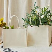China Custom Logo Printed Reusable Canvas Tote Bag for Gifts and Eco-Friendly Advertising for sale