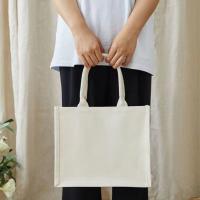China Custom Logo Printed Reusable Canvas Tote Bag for Gifts and Eco-Friendly Advertising for sale