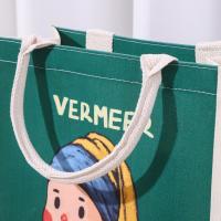 China Extra Large Custom Logo Printed Waterproof Laminated Canvas Tote Bag for Hard Handbag for sale