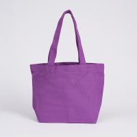China Customized Color Canvas Cotton Handbag Mini Tote Shopping Bags with Custom Logo Print for sale