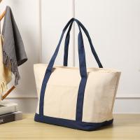 China Medium Size Custom Printed Recycle Plain Organic Cotton Canvas Tote Bag With Logo for sale