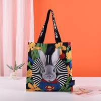 China Sublimation Tote Bags Custom Logo Printed for Reusable Large Capacity Canvas Bag for sale
