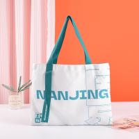 China Sublimation Tote Bags Custom Logo Printed for Reusable Large Capacity Canvas Bag for sale