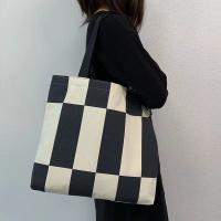 China Custom Eco Shopping Bag Large Canvas Cotton Tote Bag for Women's Recycled Weekend Bag for sale