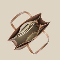 China Letter Pattern Type Ritzy Minimalist Women Shopping Bag Customized Leather Tote Bags for sale
