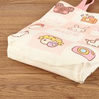 China Custom Logo Color Size Recycled Fabrics Mini Canvas Cotton Tote Bag for Women Kids for sale