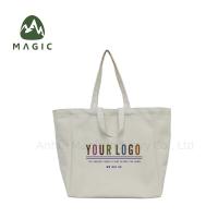 China Customized Logo Printed Canvas Cotton Tote Bags for Fashionable Women OEM/ODM Accepted for sale