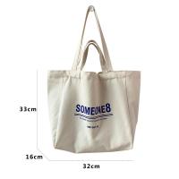 China Customized Logo Printed Canvas Cotton Tote Bags for Fashionable Women OEM/ODM Accepted for sale