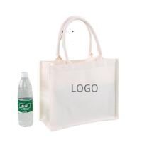 China Outlet Blank Plain Custom Logo Print Canvas Cotton Tote Bags for Daily School Life for sale