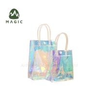 China Customized Logo Accepted Waterproof Tote Bag for Women Recycled TPU Shopping Bag for sale