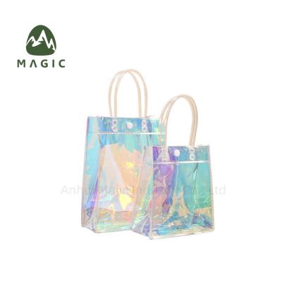 China Customized Logo Accepted Waterproof Tote Bag for Women Recycled TPU Shopping Bag for sale