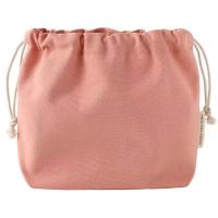 China Custom Candy Color Recycle Organic Cotton Canvas Fabric Drawstring Bag for Packaging for sale