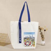 China Handled Style Custom Print Cotton Canvas Tote Bag for Eco-friendly Holiday Gift for sale