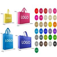 China Custom Logo Non Woven Shopping Bag for Reusable Holiday Gift Tote Promotions for sale