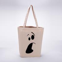 China Custom Logo Full-color Canvas Cotton Tote Bags with Newest Fashinable Letter Pattern for sale