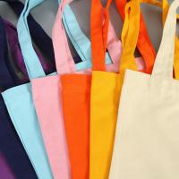 China Customized Color Reusable Designer Cloth Canvas Cotton Shopping Tote Bag Eco Friendly for sale