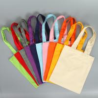 China Customized Color Reusable Designer Cloth Canvas Cotton Shopping Tote Bag Eco Friendly for sale