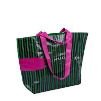 China 2023 Design Laminated Recyclable PP Woven Tote Bag for Customized Shopping Bag Design for sale