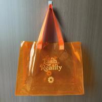 China Custom Logo High Transparency Clear PVC Plastic Tote Bag for Waterproof Advertising for sale