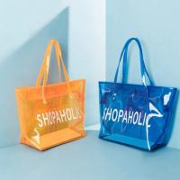 China Custom Logo High Transparency Clear PVC Plastic Tote Bag for Waterproof Advertising for sale
