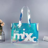 China Custom Logo High Transparency Clear PVC Plastic Tote Bag for Waterproof Advertising for sale
