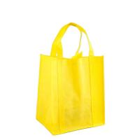 China Custom Logo Printed Non Woven Fabric Tote Bag for Grocery Shopping and Promotion for sale