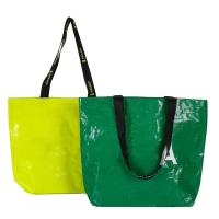 China Customized Color Eco Friendly PP Woven Laminated Shopping Tote Bags with Custom Logo for sale
