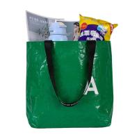 China Customized Color Eco Friendly PP Woven Laminated Shopping Tote Bags with Custom Logo for sale