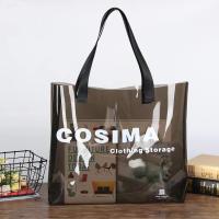 China Cosmetics Convenience Newest Fashinable Custom Eco Large Waterproof Clear Shopping Handbag for sale