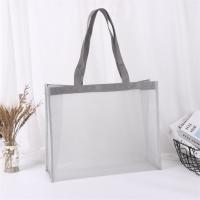 China Reusable Nylon Polyester Beach Bag Shopping Bag Mesh Tote Bag with Customized Color for sale