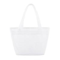 China Customized Logo Mesh Toiletry Bag Eco Shopping Bag with Zipper Small Nylon Mesh Bag for sale