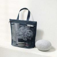 China Customized Mesh Toiletry Bag Light Weight Net Bag Small Nylon Mesh for Bathroom Storage for sale
