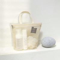 China Customized Mesh Toiletry Bag Light Weight Net Bag Small Nylon Mesh for Bathroom Storage for sale