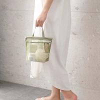 China Customized Mesh Toiletry Bag Light Weight Net Bag Small Nylon Mesh for Bathroom Storage for sale