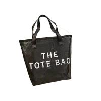 China Customized Logo Waterproof Polyester Tote Bag for Shopping and Beach Exploration for sale