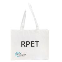 China Fabric Shopping RPET Tote Bag with Custom Logo Printing and Eco-Friendly Material for sale