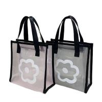 China Cartoon Pattern Reusable Eco Mini Tote Bag Custom Printed Polyester Nylon Mesh Shopping for sale