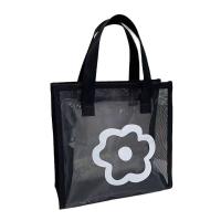 China Cartoon Pattern Reusable Eco Mini Tote Bag Custom Printed Polyester Nylon Mesh Shopping for sale