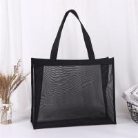 China Handled Style Large Capacity Mesh Shopping Tote Bag with Custom Logo and Customized for sale
