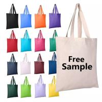 China Custom Logo Recycle Eco Canvas Gift Shopping Bag Beach Bag Canvas Grocery Tote Bag OEM/ODM for sale