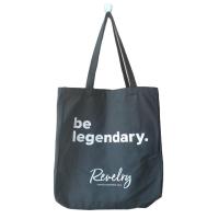 China Custom Women Beach Travel and Shopping Grocery Canvas Tote Bag with Letter Pattern for sale