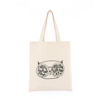 China Custom Printed Canvas Tote Bag for Eco Recycled Shopping Newest Fashionable Style for sale