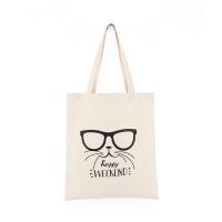 China Fashion Canvas Shoulder Tote Bag With Custom Logo Shopping Bag for Daily School Life for sale