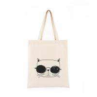 China Fashion Canvas Shoulder Tote Bag With Custom Logo Shopping Bag for Daily School Life for sale