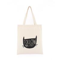 China Fashion Canvas Shoulder Tote Bag With Custom Logo Shopping Bag for Daily School Life for sale