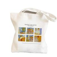 China Customized Color Reusable Plain Cotton Canvas Grocery Shopping Tote Bag for Promotion for sale