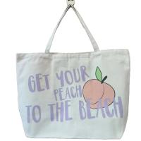 China Reusable Custom Printed Eco Recycled Plain Organic Cotton Canvas Tote Bag With Logo for sale