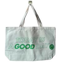 China Recycled Custom Logo Size Eco Friendly Organic Plain Blank Calico Cotton Canvas Tote Bag for sale